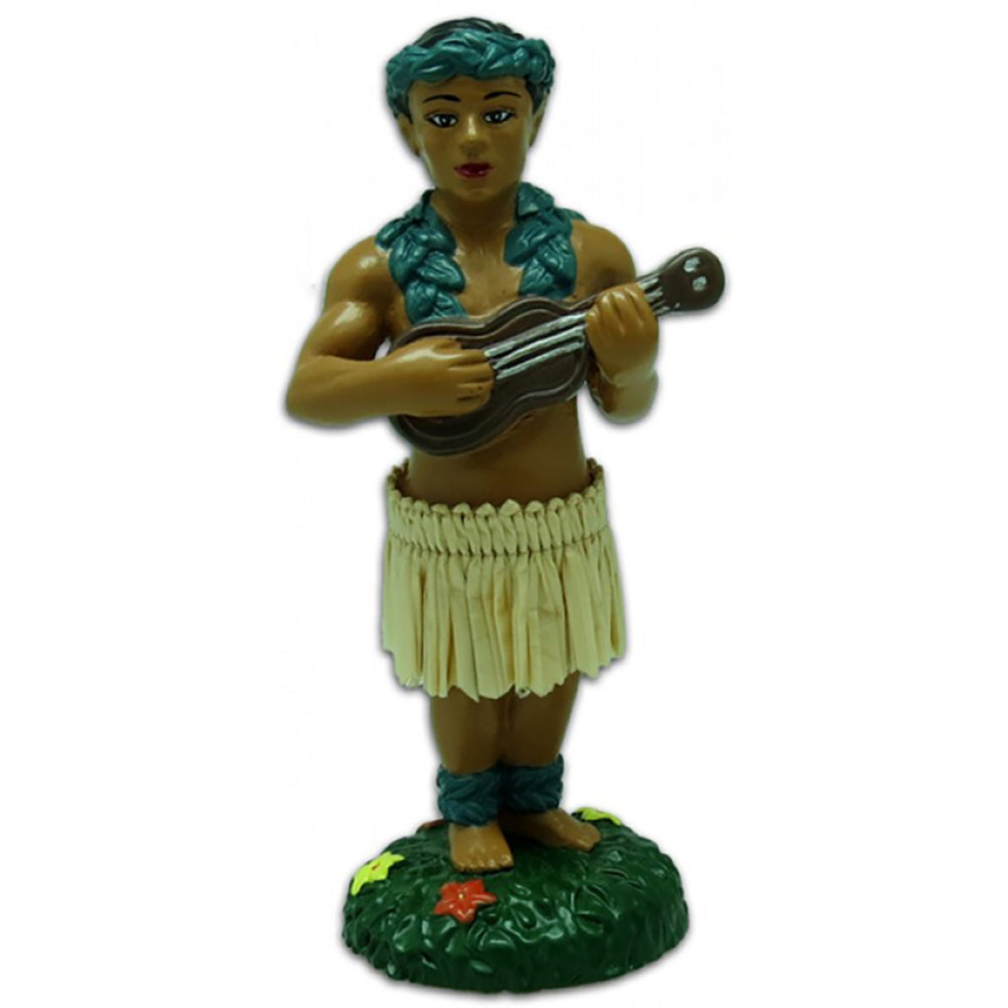 Hawaiian Hula Boy with Ukulele Miniature Dashboard Doll – Buns of Maui